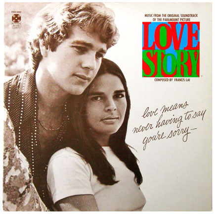 Love Story Original Soundtrack Vinyl album [Ryan O'Neal, Ali MacGraw]
