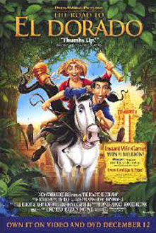The Road To El Dorado Dvd Cover