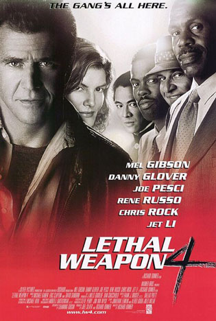 Danny Glover Lethal Weapon Poster