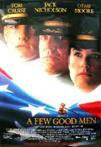 A Few Good Men movie poster [Tom Cruise, Jack Nicholson & Demi Moore]
