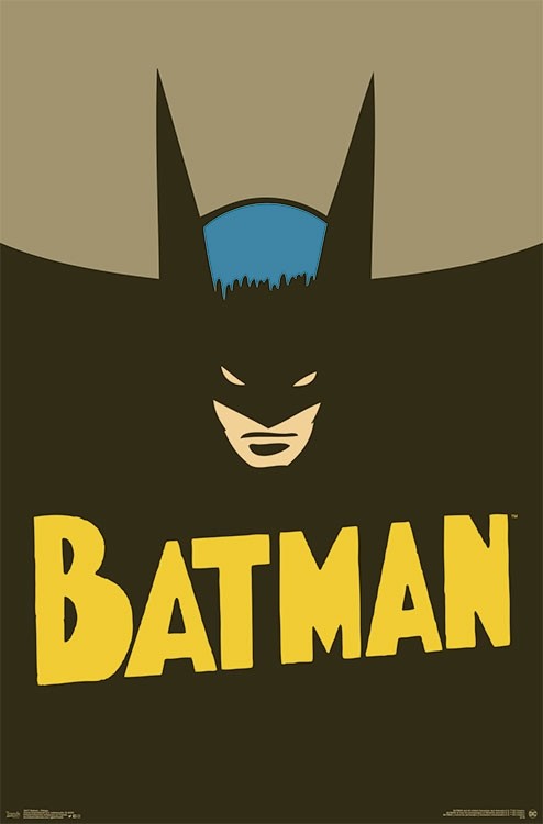 Batman poster: Vintage-look (22x34) DC Comics