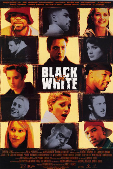 Black and White movie poster [Robert Downey Jr., Jared Leto] 27x40