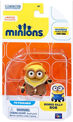 Minions: Bored Silly Bob poseable figure (Thinkway Toys)