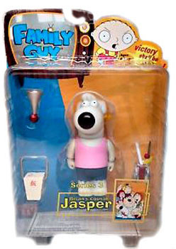 Family Guy [Series 3] Brian's Cousin Jasper action figure (Mezco/2005)