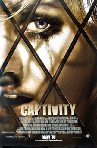 Captivity movie poster [Elisha Cuthbert] original 27x40 one-sheet