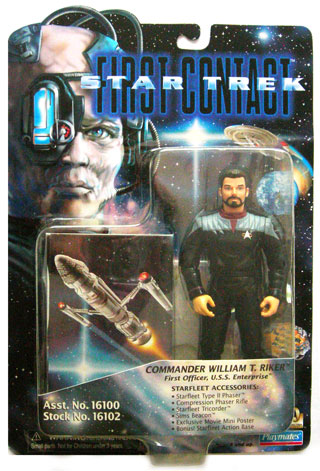 Star Trek First Contact: Commander William T. Riker figure (Playmates)
