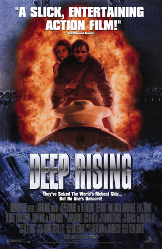 Deep Rising movie poster [Treat Williams, Famke Janssen] 26x40 video