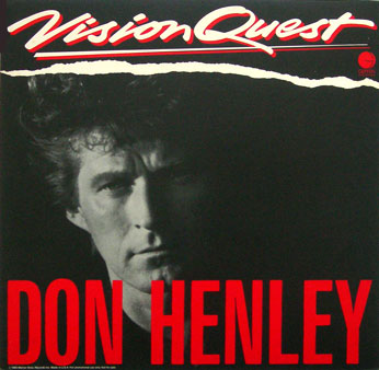 Don Henley poster: Vision Quest soundtrack vintage album flat (1985)