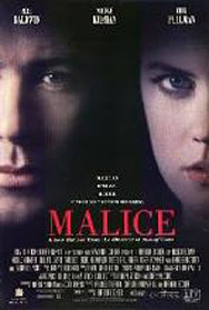 Malice movie poster [Alec Baldwin, Nicole Kidman] 27x40