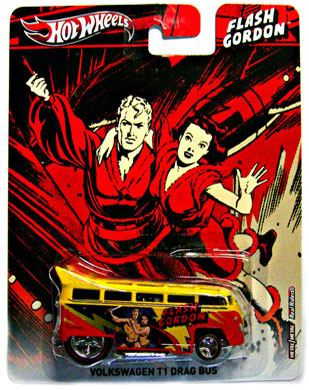 Hot Wheels Pop Culture: Flash Gordon Volkswagen T1 Drag Bus diecast