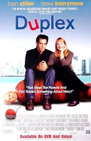 Duplex movie poster [Ben Stiller, Drew Barrymore] 26x40 video version