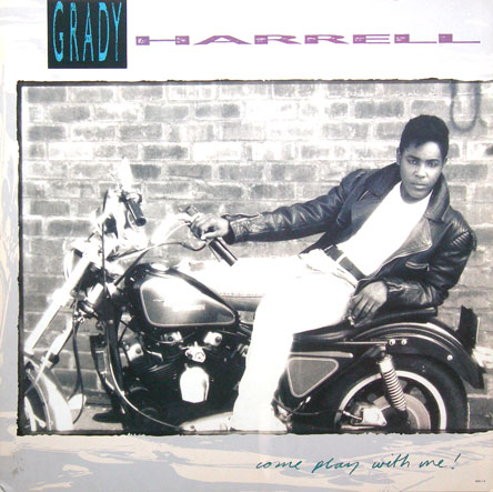 Grady Harrell & La Rue poster: Vintage LP/Album flat (1989) 2-sided