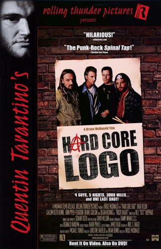 Hard Core Logo movie poster (1996) 26x40 video poster GD