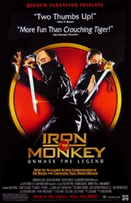 Iron Monkey movie poster (1993) 26x40 video poster