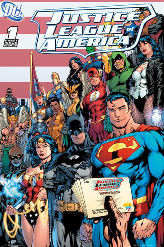 Justice League of America poster: Issue 1 cover (24x36) DC Comics
