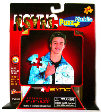 NSync Puzzmobile: Justin Timberlake foam puzzle mobile (2001)
