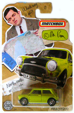 Matchbox: Mr. Bean Mini Cooper die-cast vehicle (Mattel/2020)