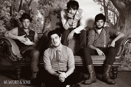 Mumford And Sons Black And White Poster