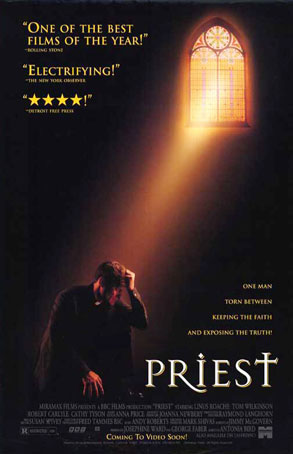 Priest movie poster (1994) [Linus Roache] 26x40 video version