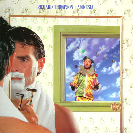 Richard Thompson poster: Amnesia vintage LP/Album flat (1988)