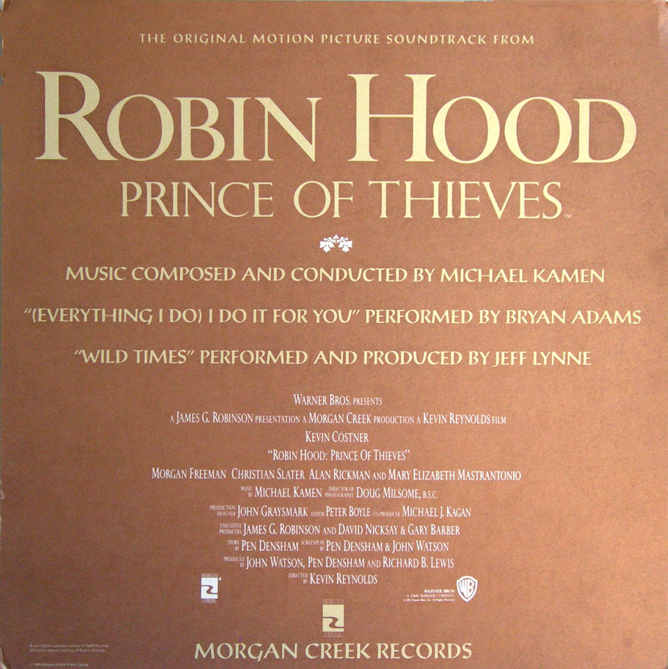 Kevin Costner Robin Hood Soundtrack