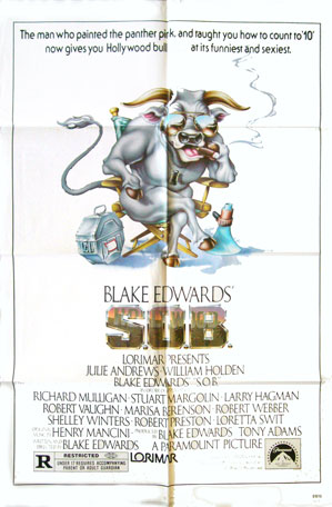 S.O.B. movie poster (1981) [a Blake Edwards film] 27x41 original