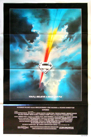 Superman 1978 Movie Poster