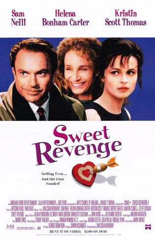 Sweet Revenge movie poster [Sam Neill/Scott Thomas/Bonham Carter] Fair