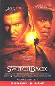 Switchback movie poster [Dennis Quaid, Danny Glover] 27x40 video