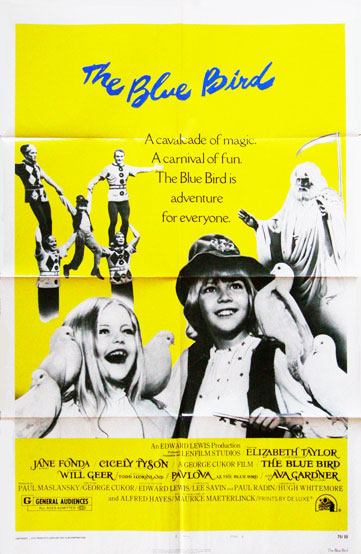 The Blue Bird movie poster (1976) original 27x41 Style B