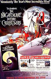 Nightmare Before Christmas Movie Poster