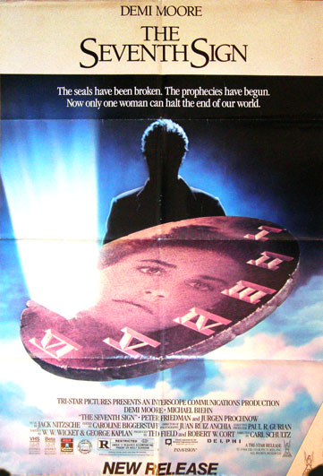 The Seventh Sign movie poster (1988) [Demi Moore] 27x40 video poster