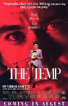 The Temp movie poster [Lara Flynn Boyle, Timothy Hutton] 27x40 GD