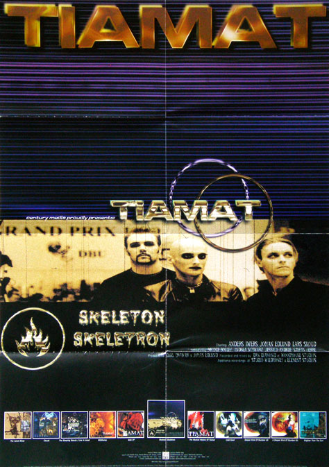 Tiamat poster: Skeleton Skeletron (23 1/2" X 33" promo poster)