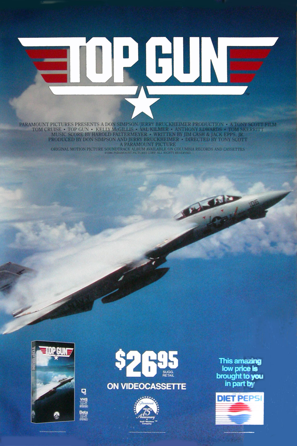 Top Gun Movie Poster