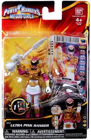 Power Rangers Megaforce: Ultra Pink Ranger action figure (Bandai)
