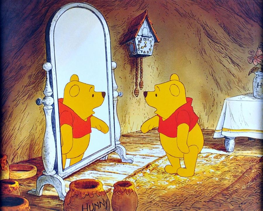 Winnie the Pooh poster: Mirror (20'' X 16'') Disney