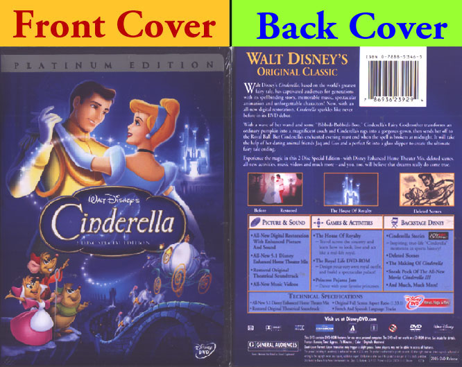 Cinderella Original Cover