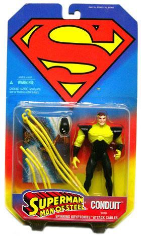 Superman [Man of Steel] Conduit action figure (Kenner/1995)