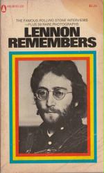 John Lennon biography: Lennon Remembers paperback book (1971)