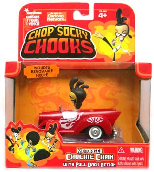 Chop Socky Chooks: Motorized Chuckie Chan figure/vehicle (JadaToys)