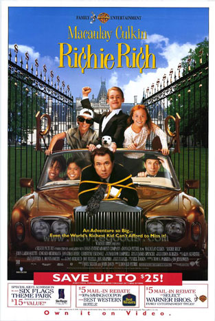 Richie Rich movie poster [Macauley Culkin, John Larroquette] 27x40
